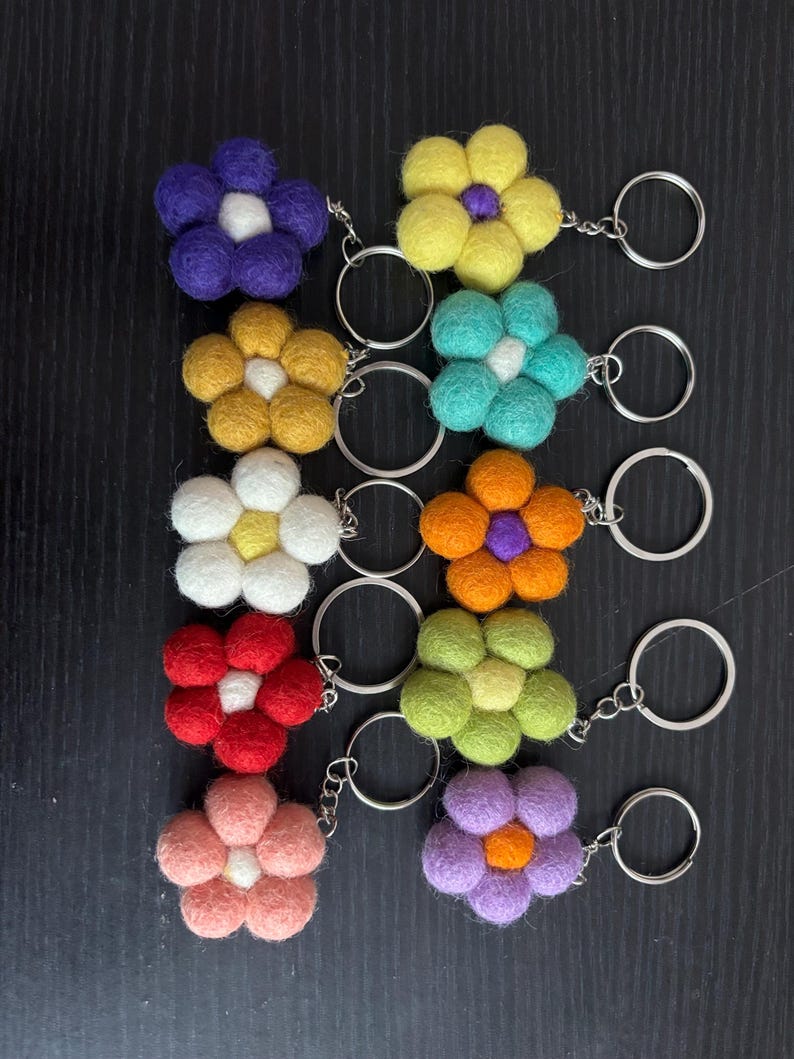 Felt Key Chains - Etsy
