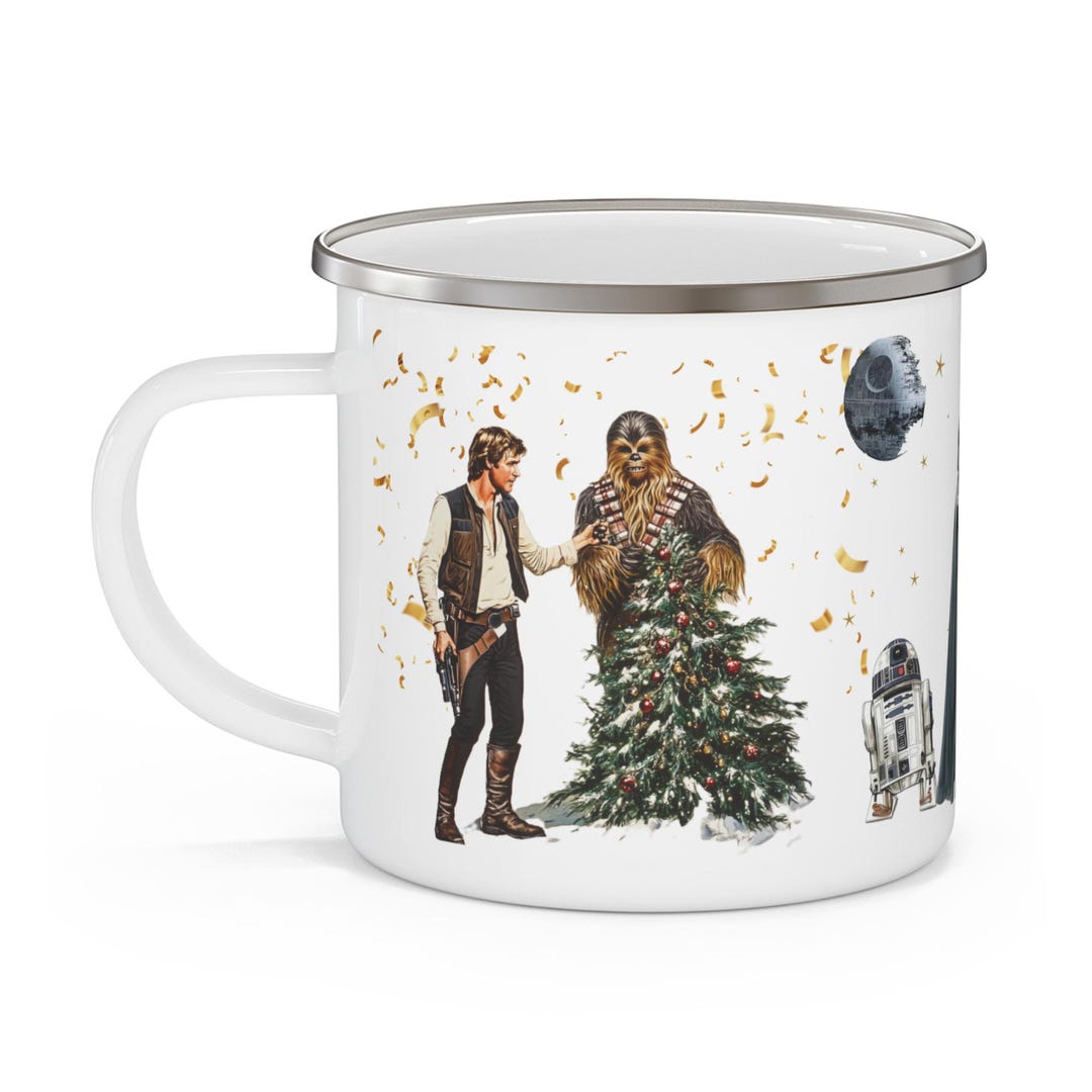 Star Wars Christmas Mug, Christmas Season Mug, Xmas Holiday Mug, Enamel ...
