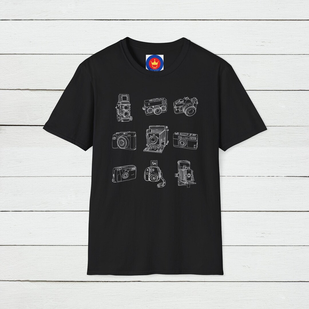 Vintage Camera Shirt for Photographer, Unisex Photography Shirt ...