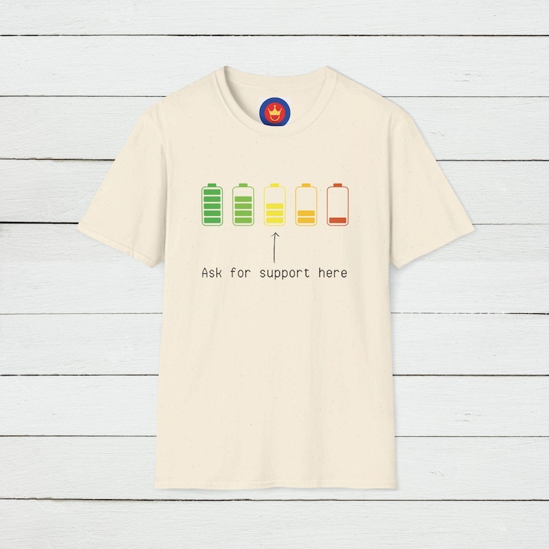 Low Battery T-shirt: Tech Geek Gift, Unisex Cell Phone Tee - Etsy UK