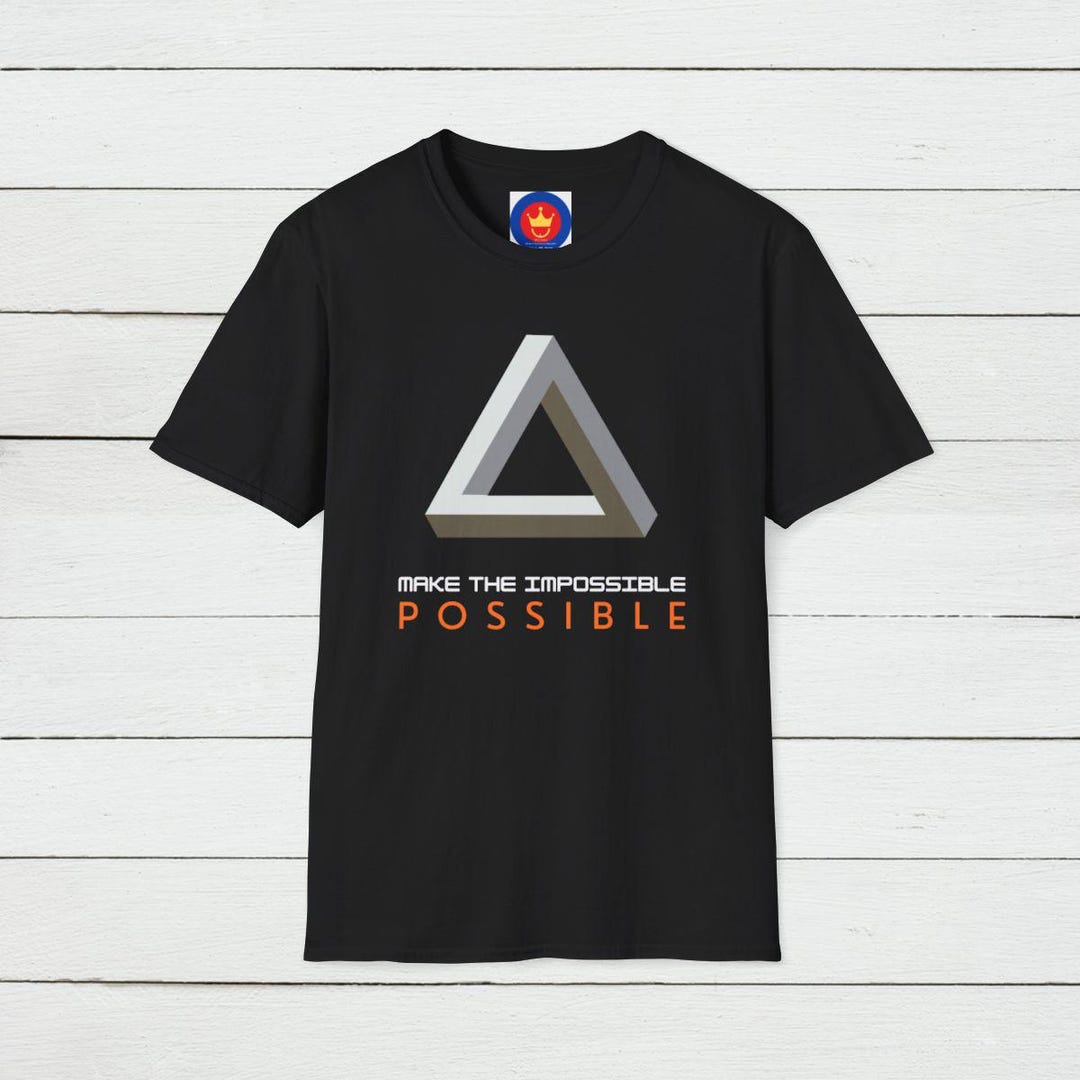 Optical Illusion Shirt, Escher Paradoxical Structure, Impossible ...