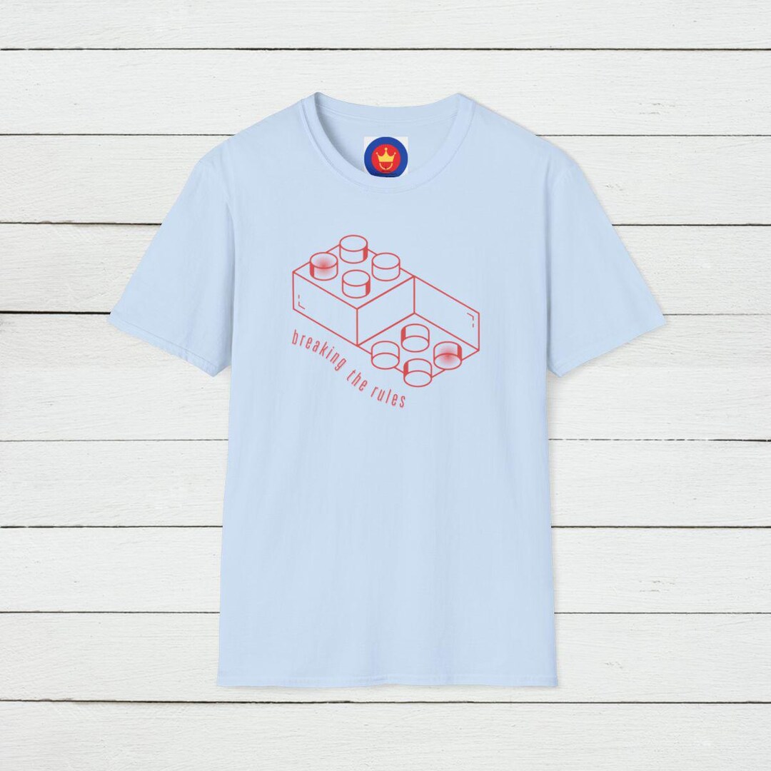 Retro Building Blocks T-shirt, Master Builder Graphic Tee, Creative ...