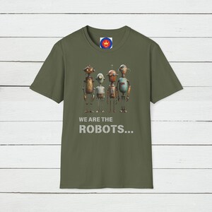 Robot T Shirt, Android Tshirt, Robot Lovers Tee, Sci-fi Humor Shirt ...
