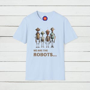 Robot T Shirt, Android Tshirt, Robot Lovers Tee, Sci-fi Humor Shirt ...