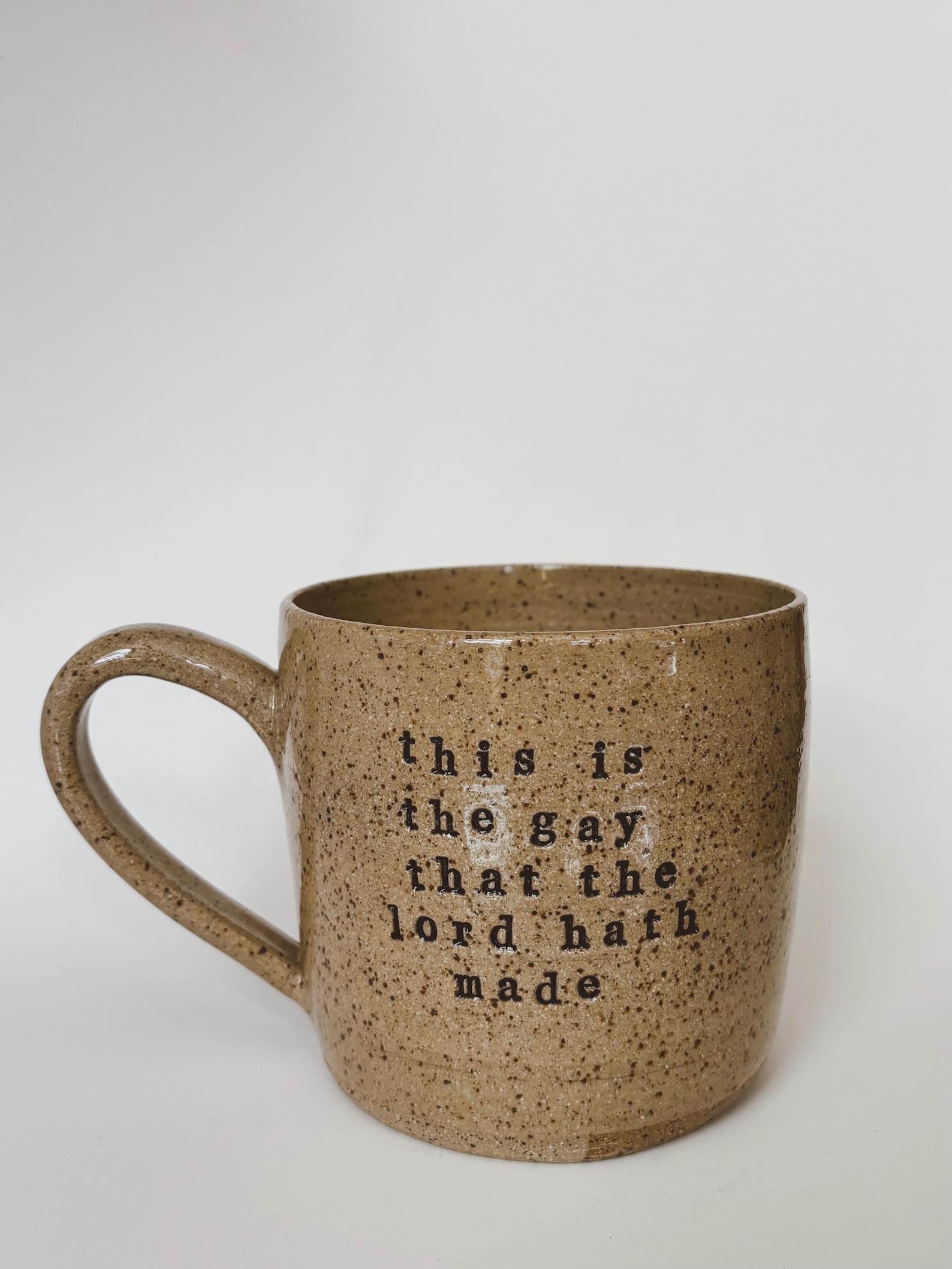 This is the Gay That the Lord Hath Made Mug – Handmade Queer Pottery ...