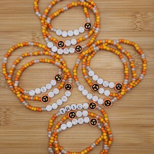Halloween Bracelet. Trick or Treat Stretch Bead Bracelet for Halloween ...
