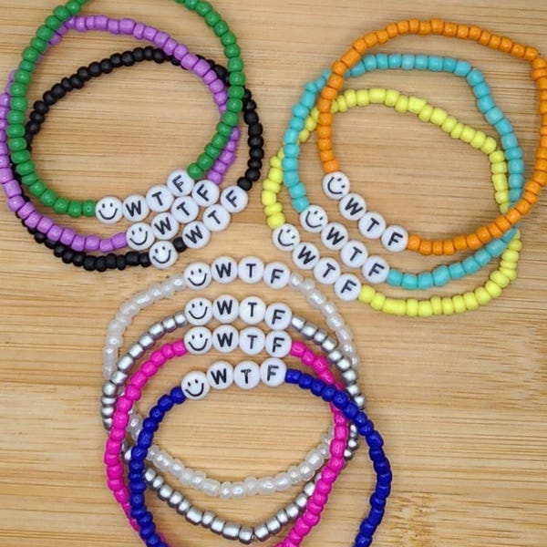 Wtf Bracelet - Etsy