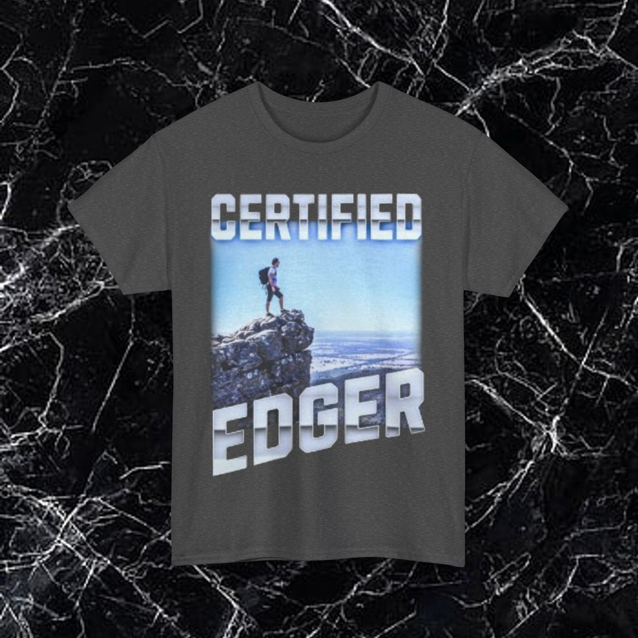 Funny Meme Tshirt, Certified Edger Joke Tee, Gift Shirt, Parody Tees ...