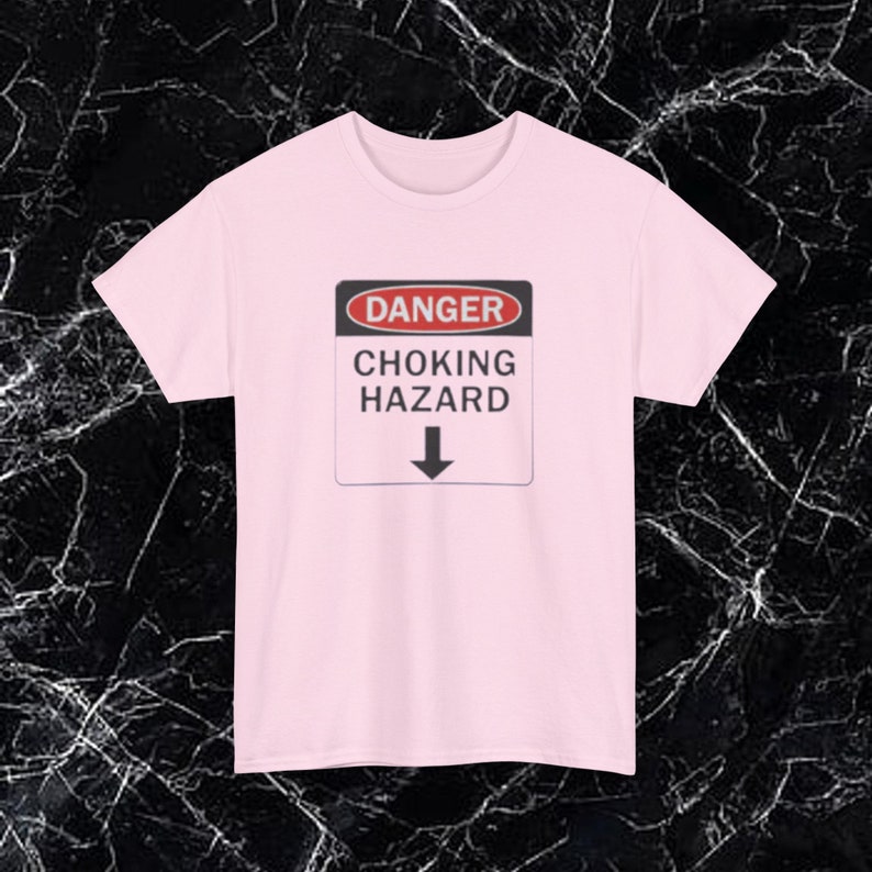 Danger Choking Hazard Funny Shirts, Parody Tees, Funny Meme, Viral ...