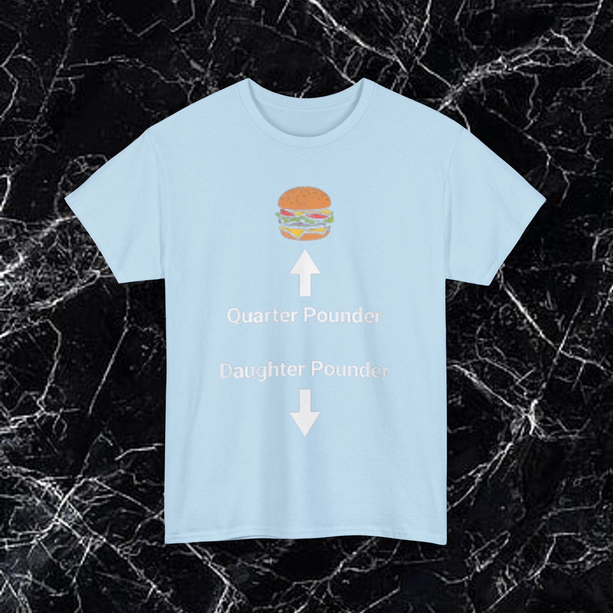 Quarter Pounder, Daughter Pounder Funny Shirts, Parody Tees, Funny Meme ...