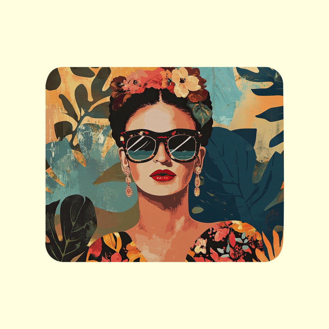 Frida Kahlo Mouse Pad - Mouse Surface Computer Work Home Office ...