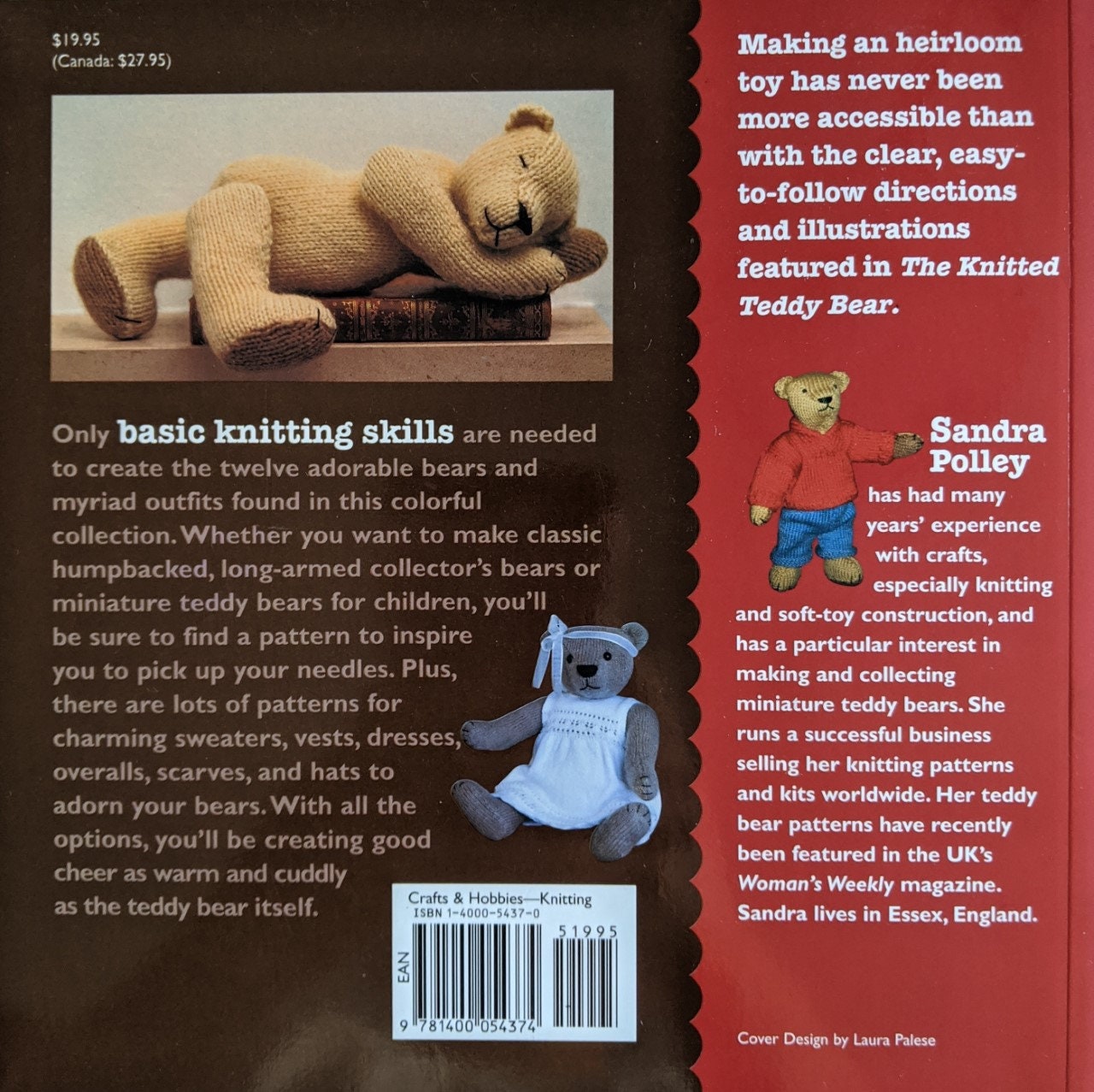 The Kintted Teddy Bear Pattern Book - Etsy