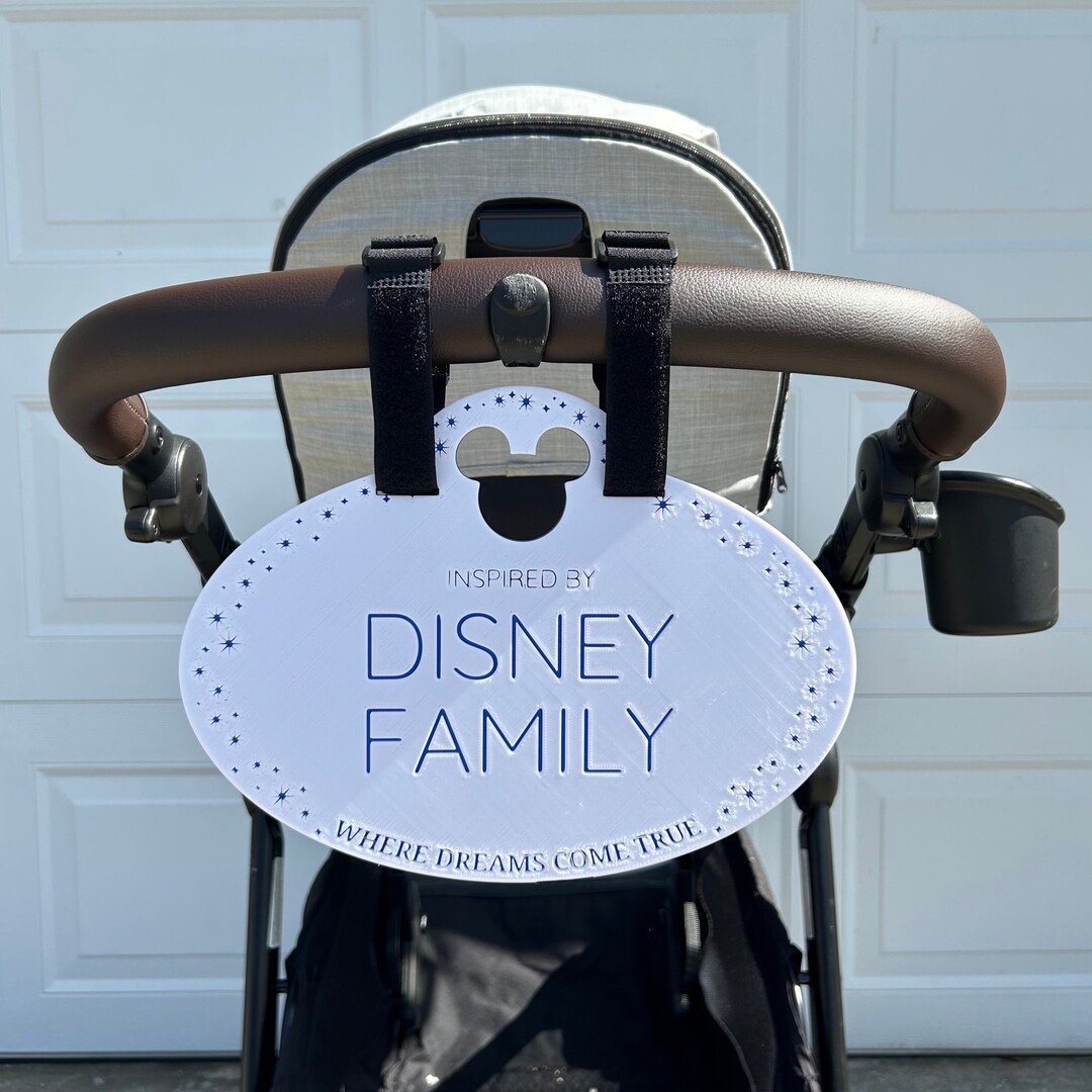 11 Disney Nametag Stroller Sign, 3D Printed Stroller Sign, Disneyland ...