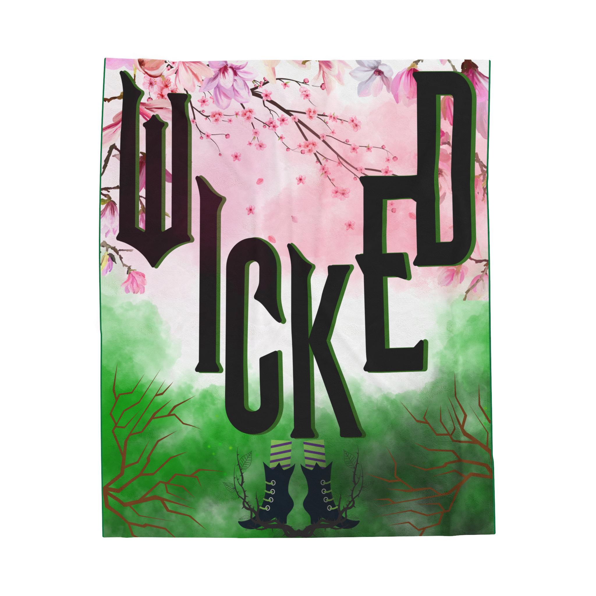 Wicked Plush Blanket - Soft and Cozy Velveteen Throw, Perfect for ...