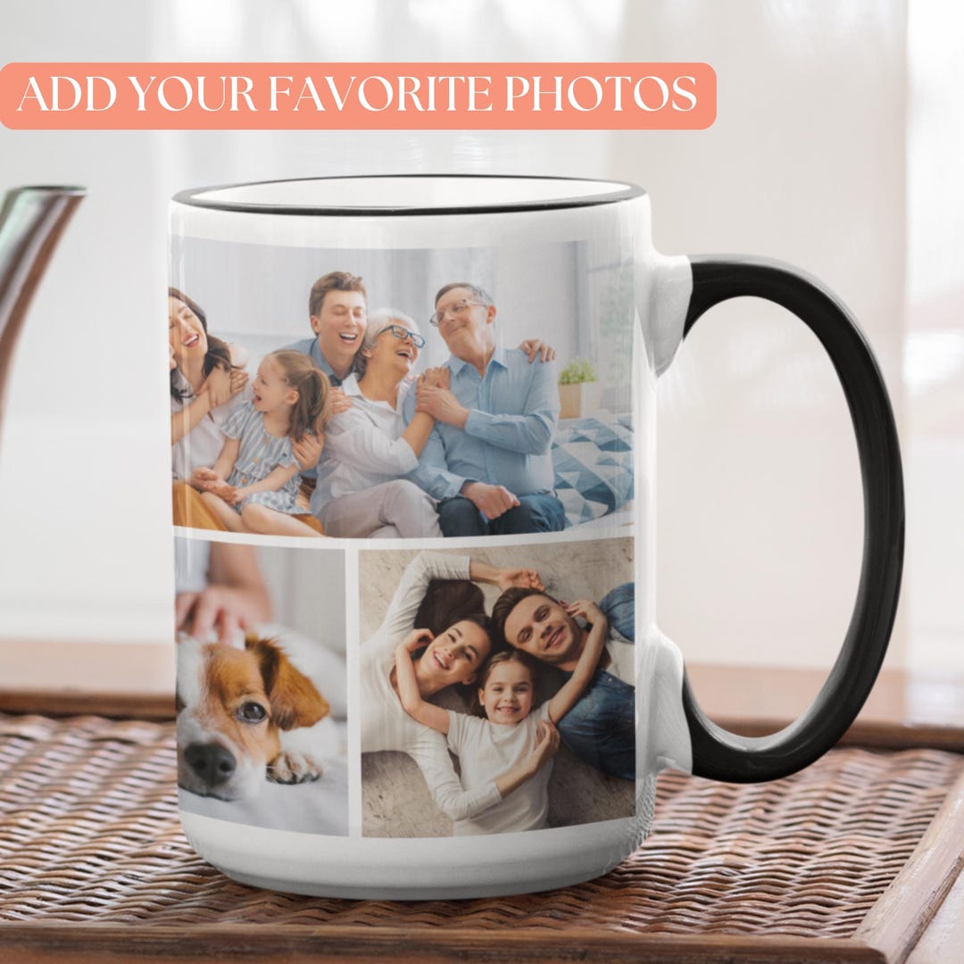 Custom Photo Mug Photo Collage Mug Custom Photo Gifts Personalized ...