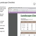Printable Work Sheet Landscape Checklist Gardening Tracker Fillable ...