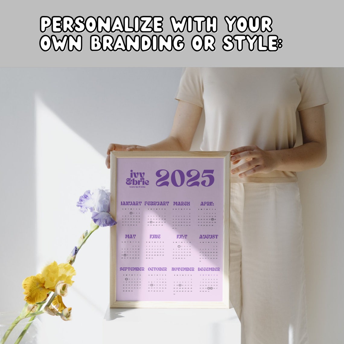 Editable 2025 Calendar Templates | Printable & Digital Calendar | Canva ...