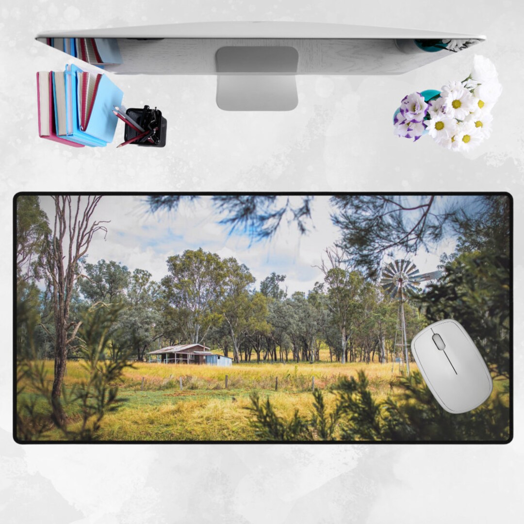 Cottagecore Desk Mat, Deskmat, Farm Desk Mat, Large Mouse Pad, Cubical ...