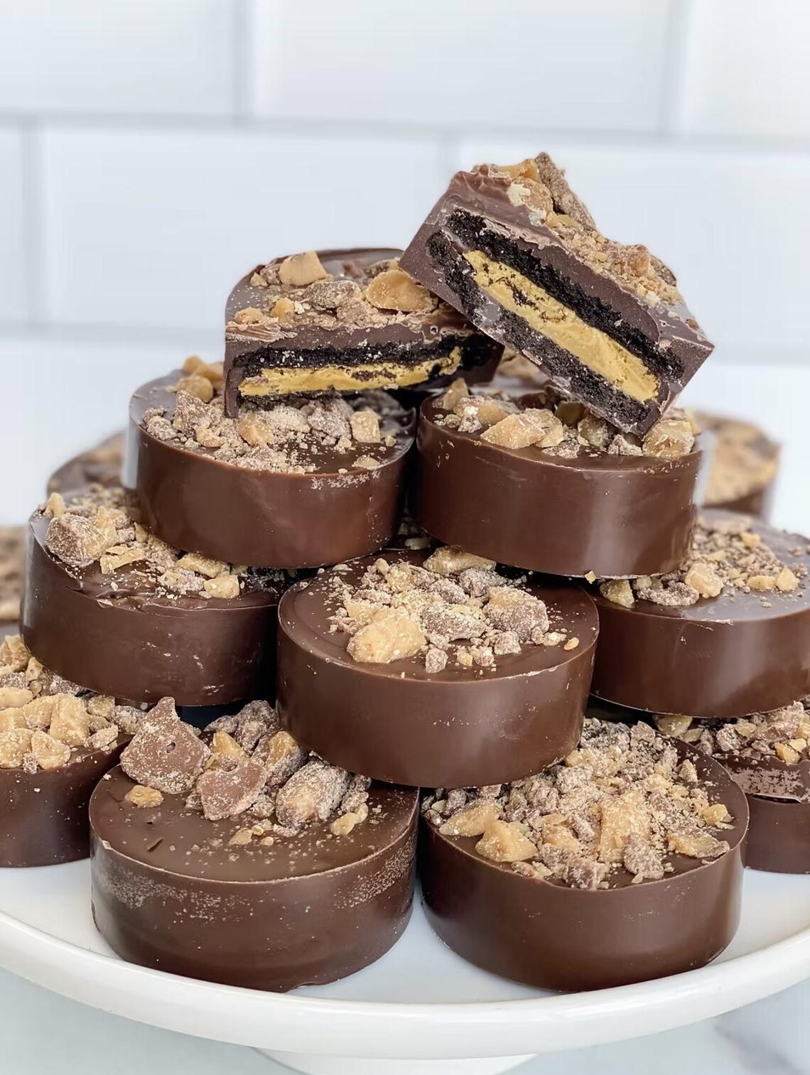 Toffee "holly-o's" - Etsy