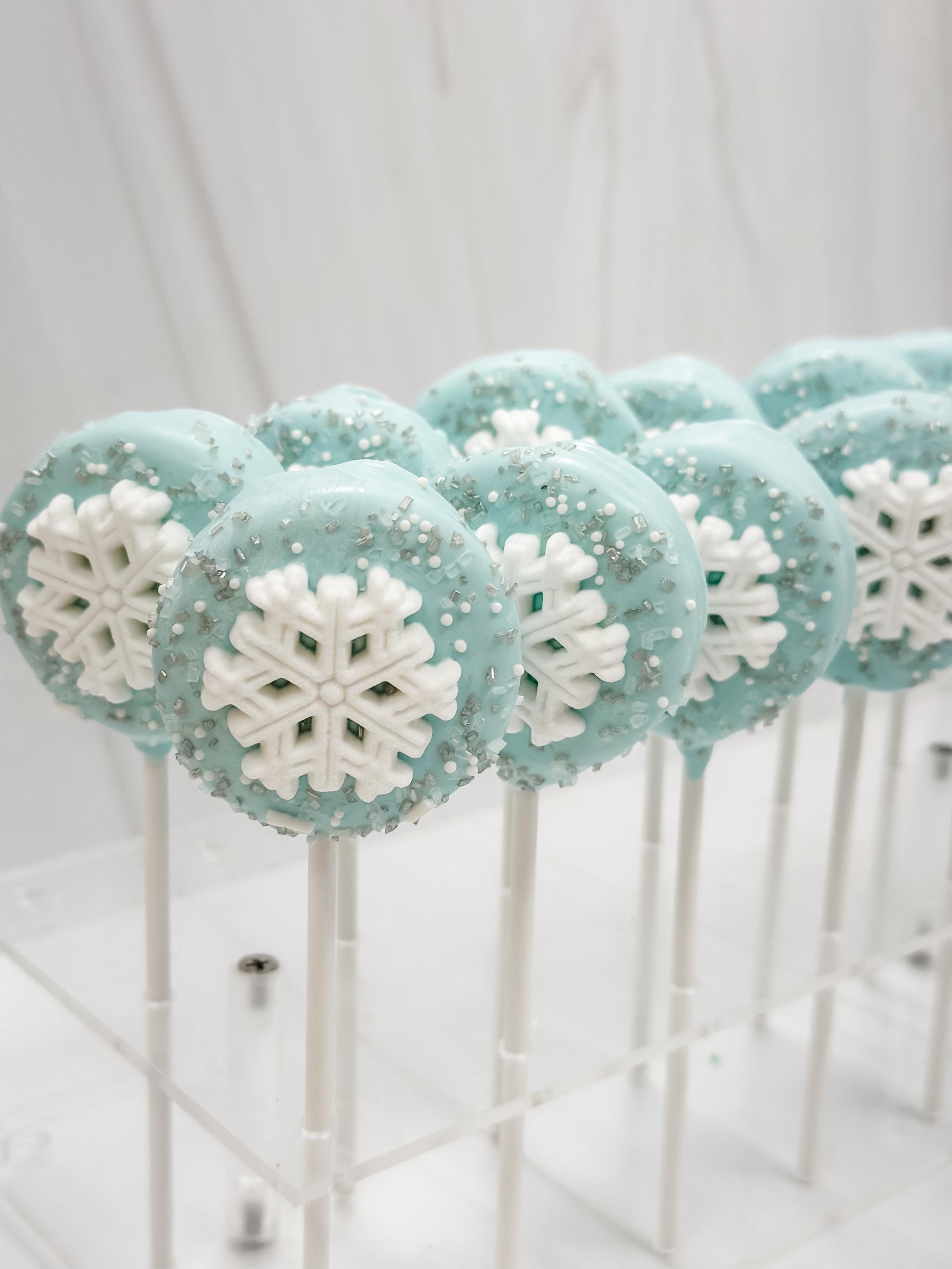 Blue Snowflake "holly-pop's" - Etsy