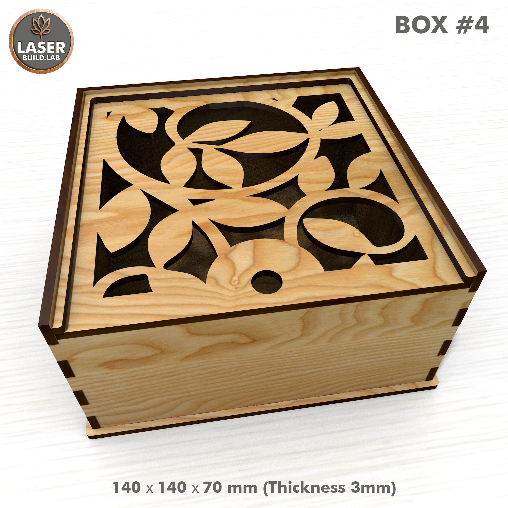 Set 15 Laser Cut File Box With Lid Svg for Laser, Laser Cut Wood Box ...