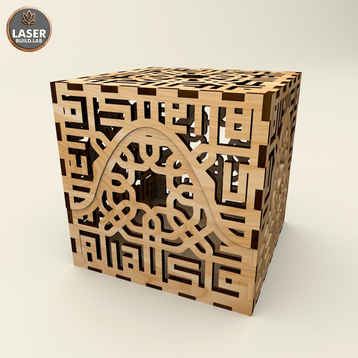 Creative Laser Cut Box With Lid Svg and Laser Box Svg, Gift Box Laser ...