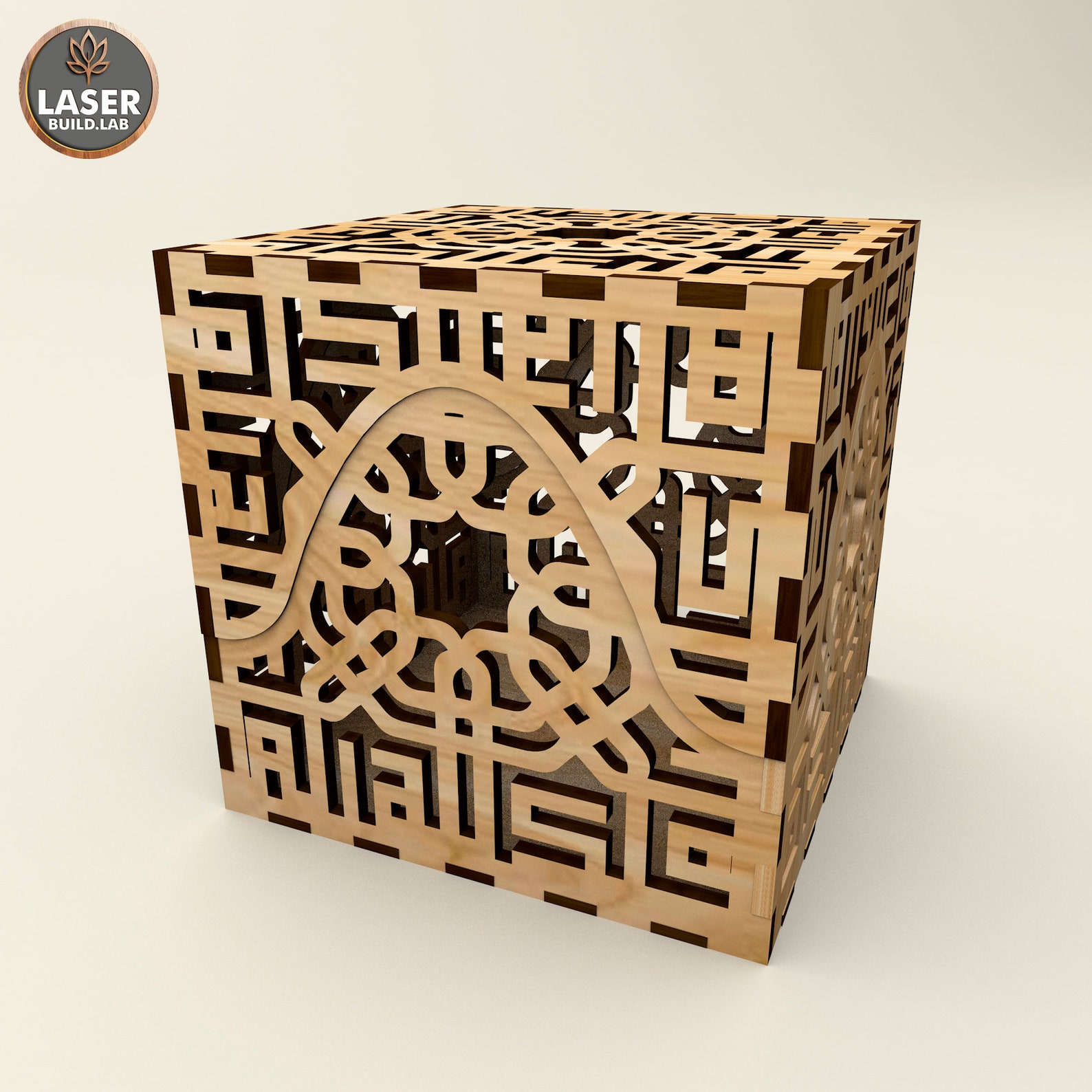 Creative Laser Cut Box With Lid Svg and Laser Box Svg, Gift Box Laser ...