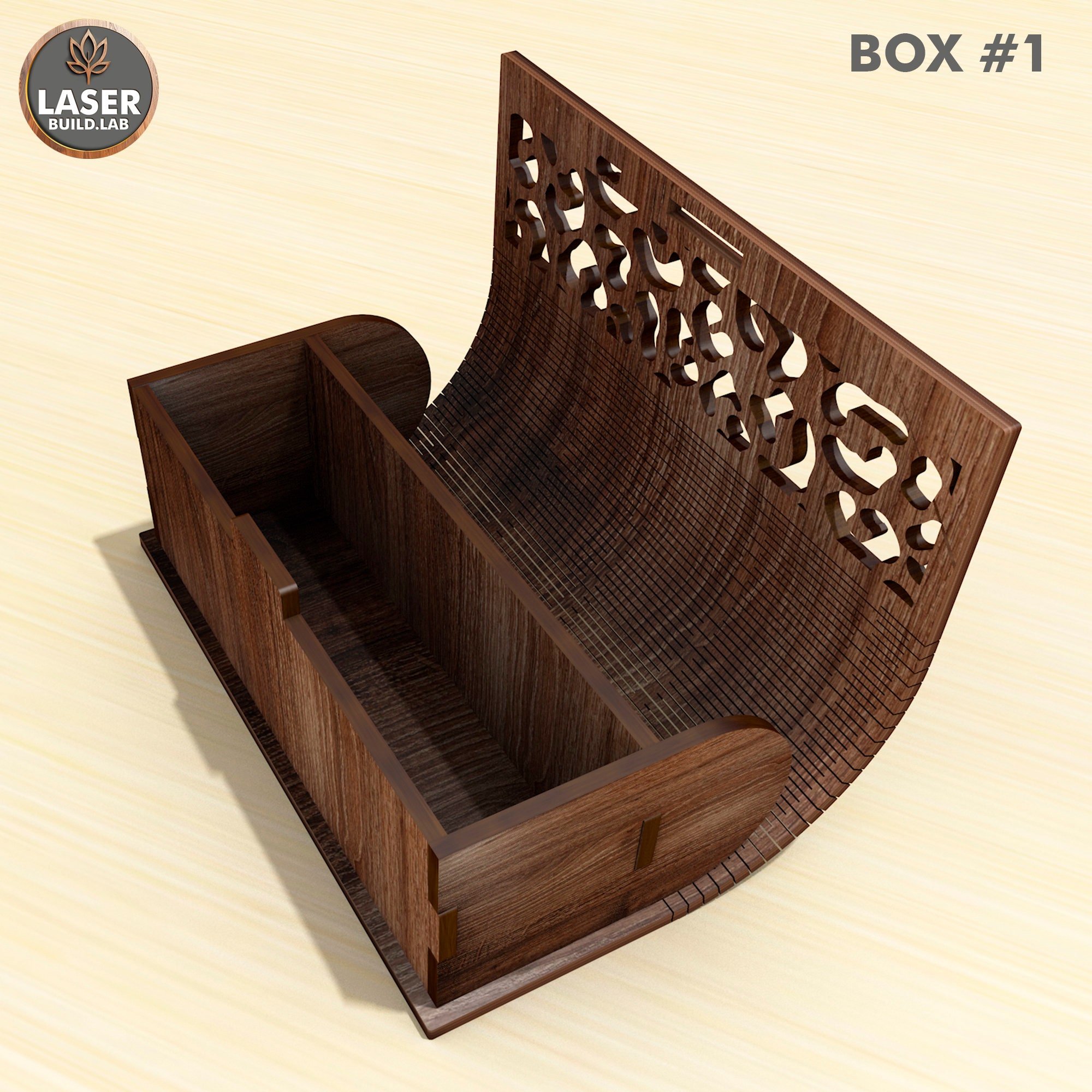 Laser Cut Book Box Svg Laser Cutting Files and Wooden Book Box File ...
