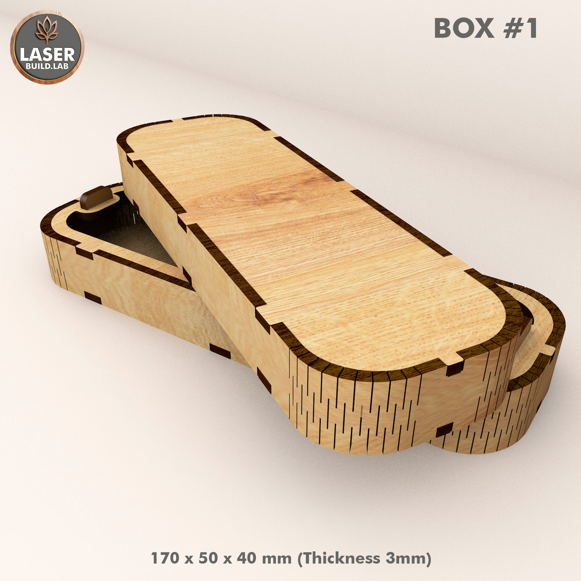 Big Bundle 7 Boxes Laser Cut Box File and Box DXF, Packaging Box SVG ...