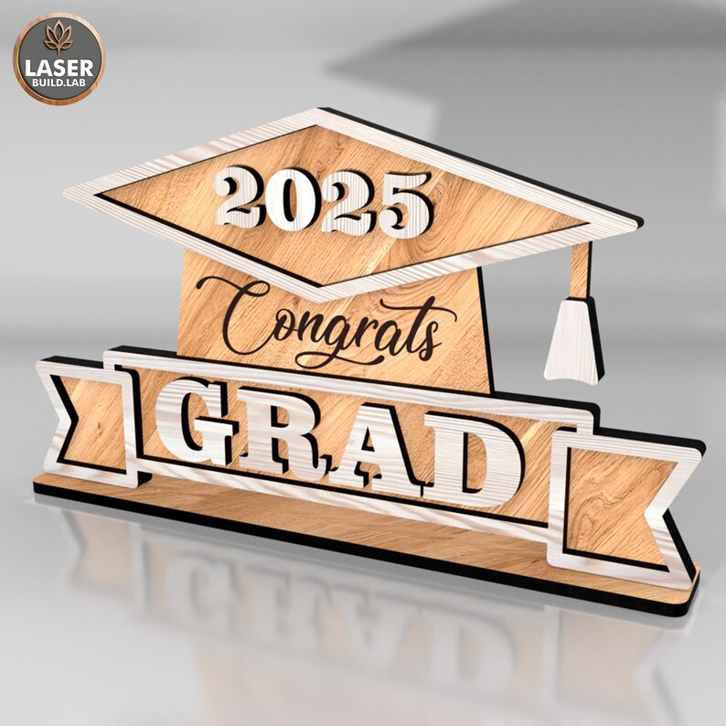 Graduation Laser Cut File, Laser Svg Graduation Template, Senior Laser ...