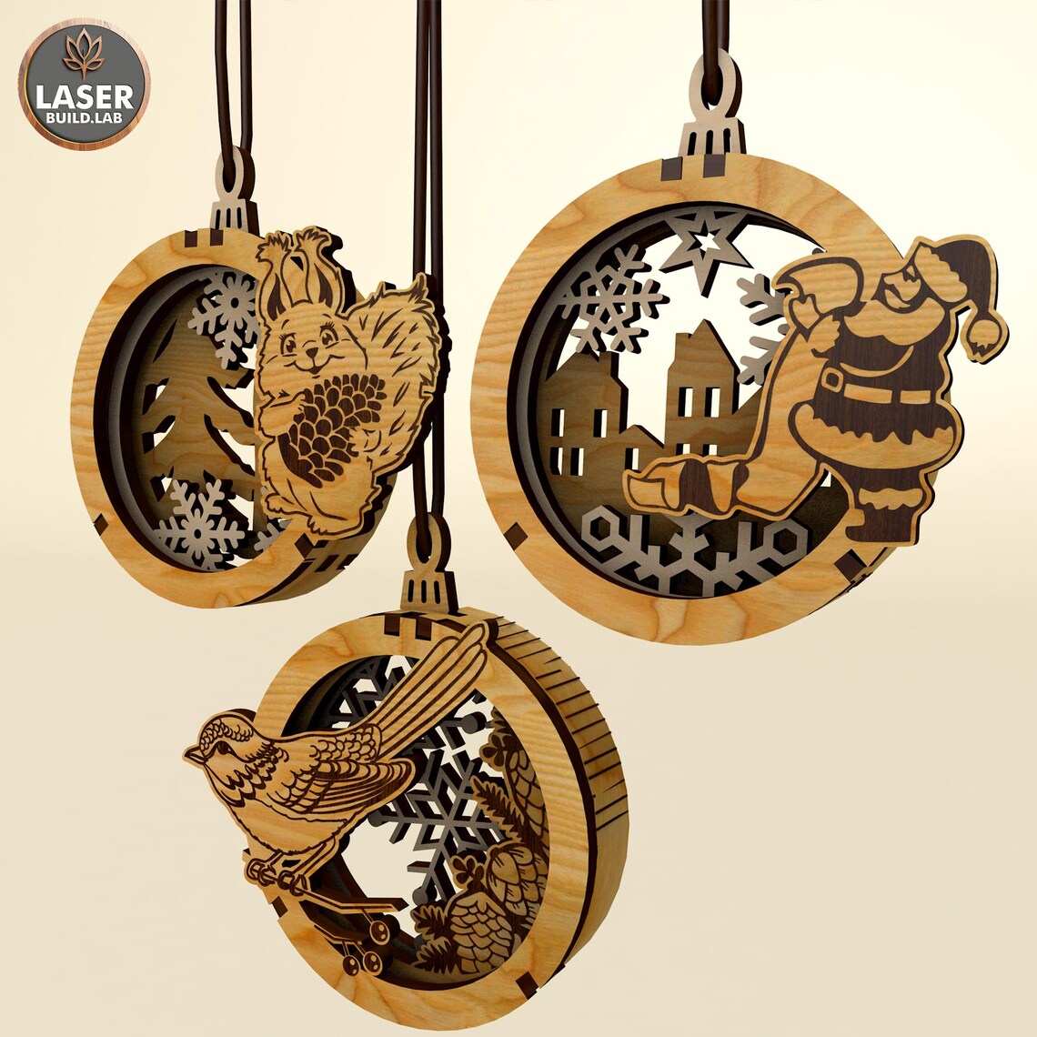 Laser Files Christmas Ornament Svg, Christmas Ornament Laser Cut Files ...