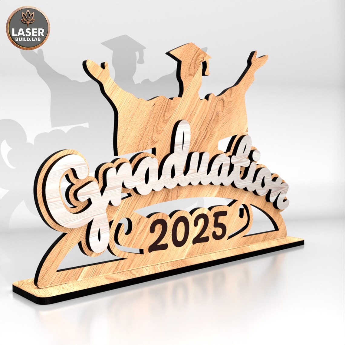 Graduation Laser Cut File, Laser Svg Graduation Template, Senior Laser ...