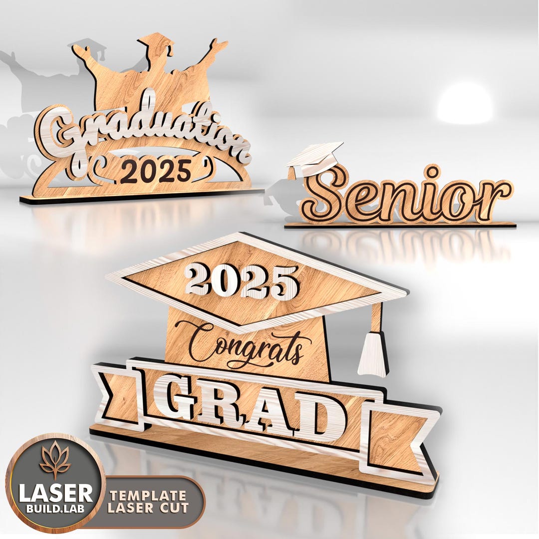 Graduation Laser Cut File, Laser Svg Graduation Template, Senior Laser ...