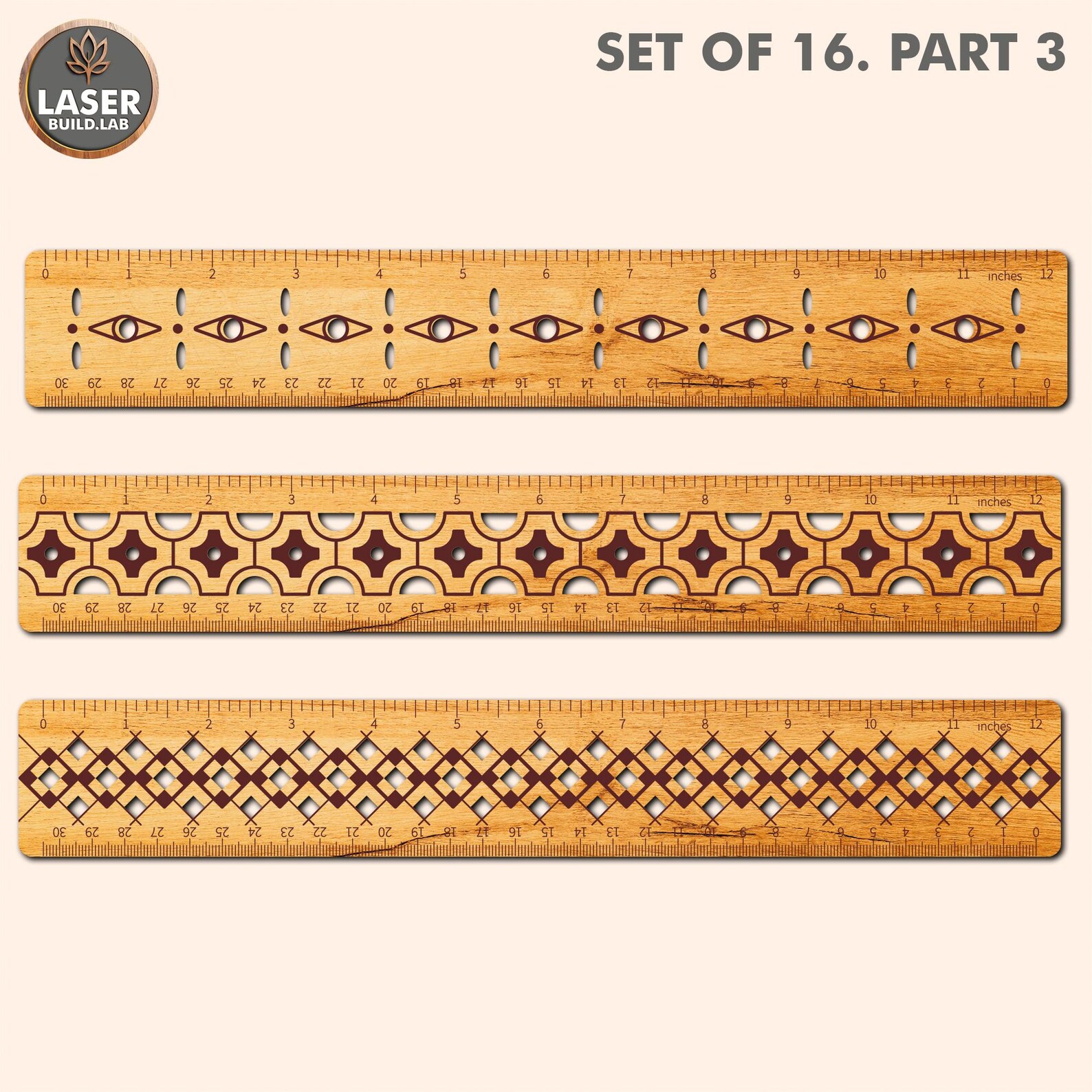 School Rulers Svg Laser Files - Teacher Laser Template - Laser Engraved ...