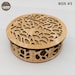 Round Box Laser Cut File and Box Vector File, Laser Cut Box Rounded and ...