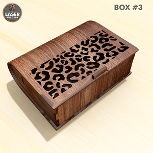 Set of 9 Laser Cut Box Svg Laser Cutter Box and Box Lasercut, Box ...