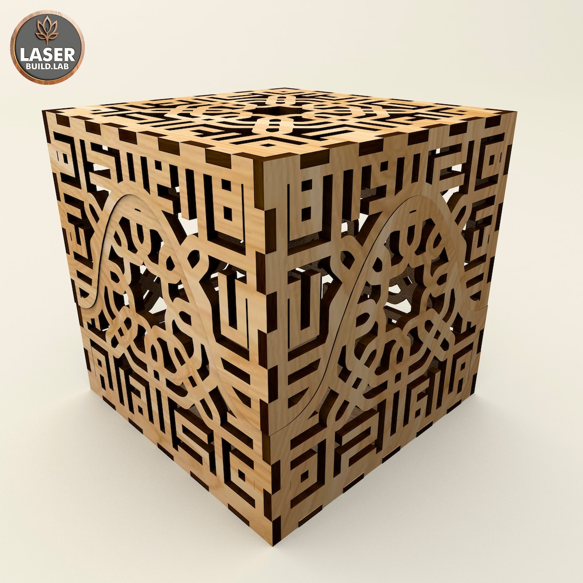 Creative Laser Cut Box With Lid Svg and Laser Box Svg, Gift Box Laser ...