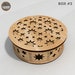 Round Box Laser Cut File and Box Vector File, Laser Cut Box Rounded and ...
