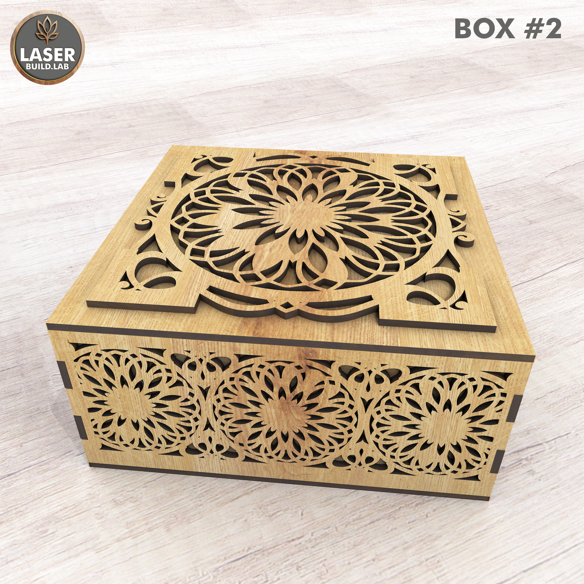 Laser Cut File Box and Laser Cut Box Svg, Laser File Box 3mm 1/8 Inch ...