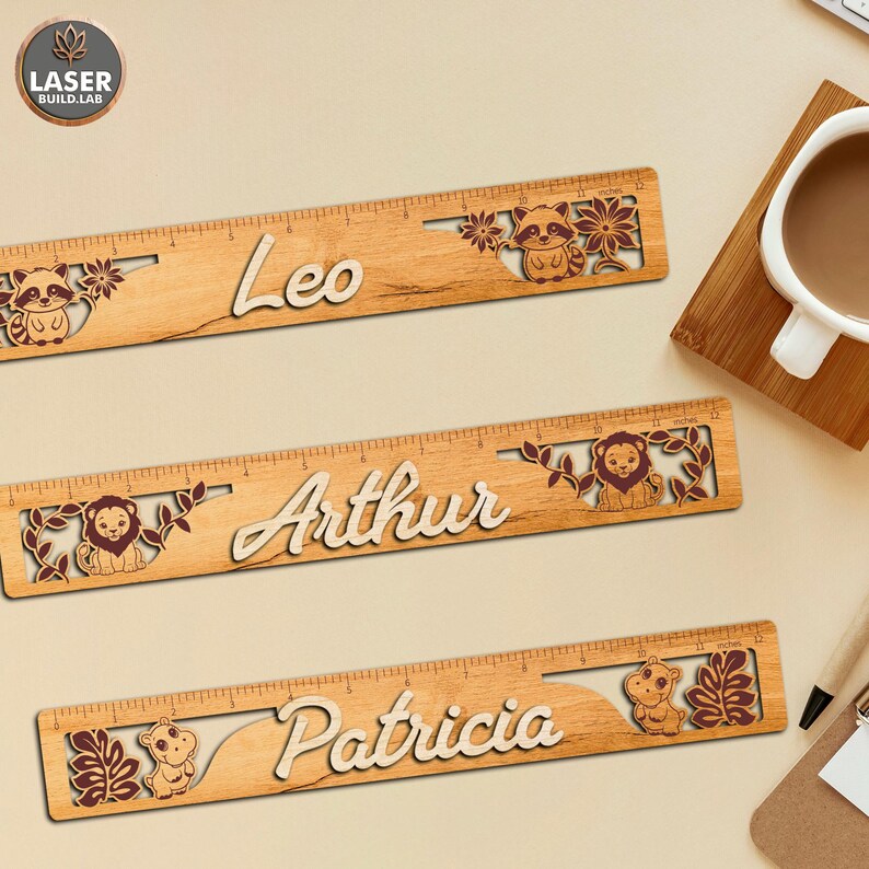 Custom Rulers Laser Cut Files and Ruler Svg Files, School Laser Cutting ...