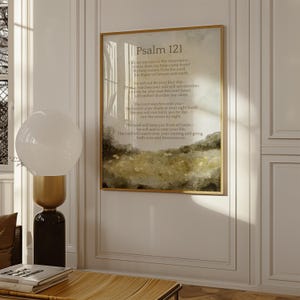 Psalm 121 A Song of Ascents / Digital Download Inspirational Christian ...