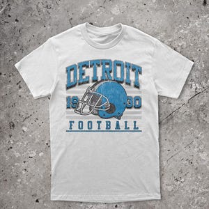Vintage Detroit Football Shirt, Lions Shirt, Vintage Style Detroit ...