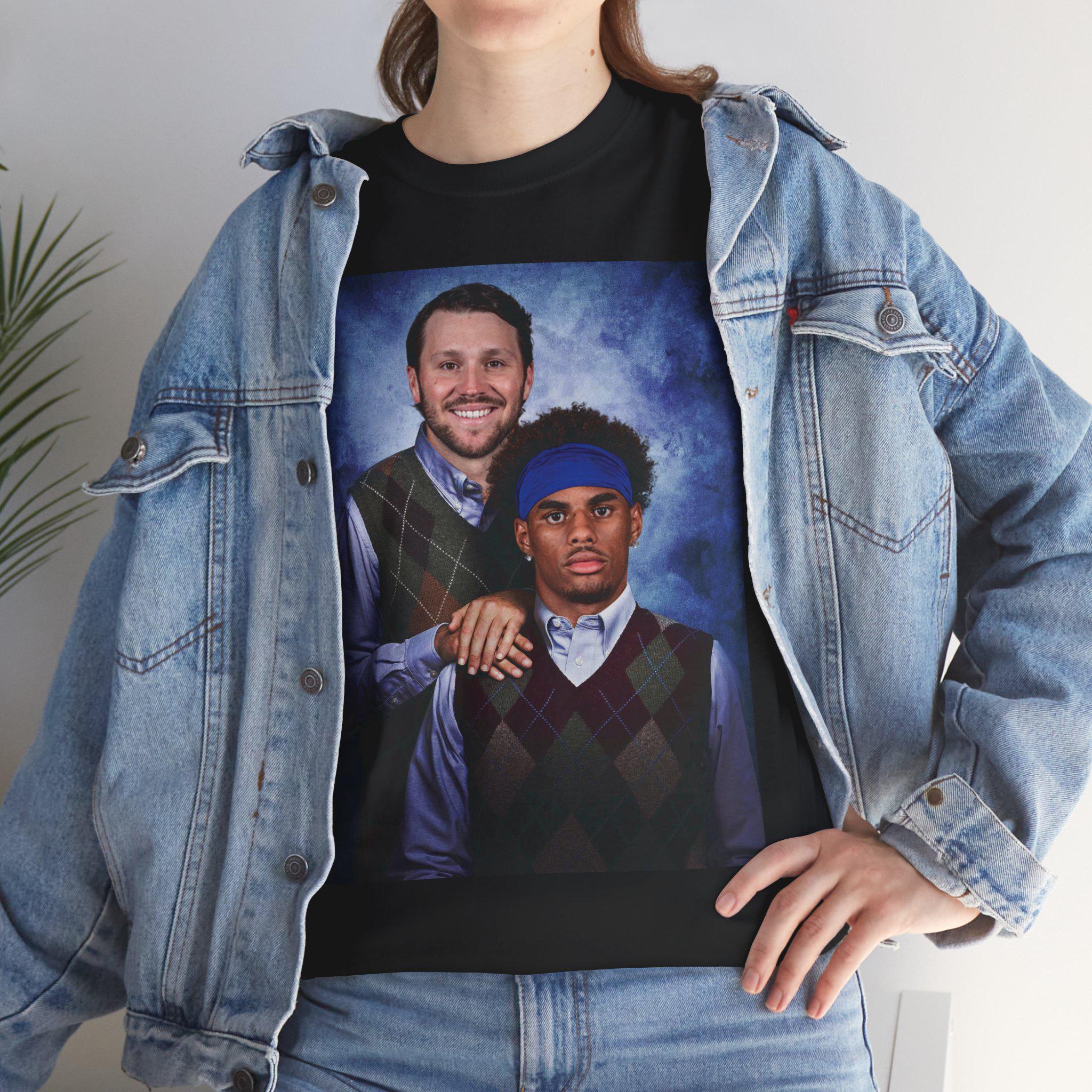 Josh Allen, Keon Coleman Step Brothers Buffalo Vintage Football Tshirt ...