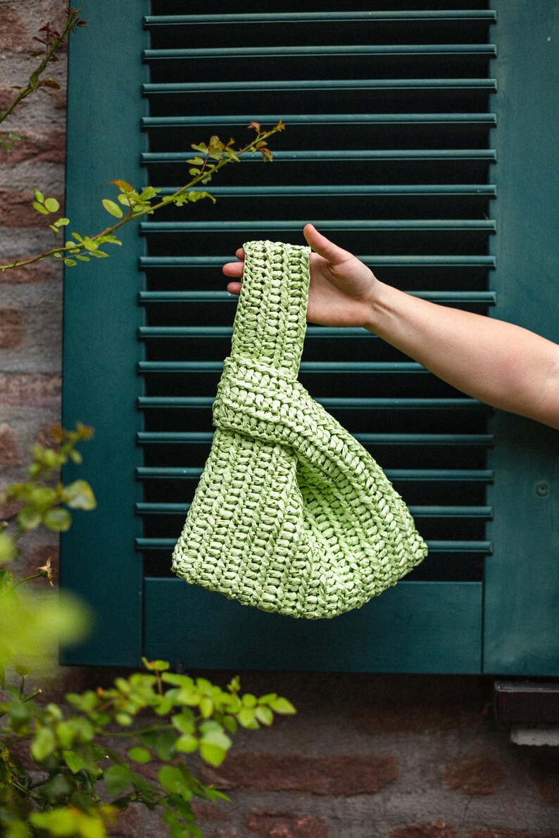 Japanese Knot Bag From Raffia - Etsy