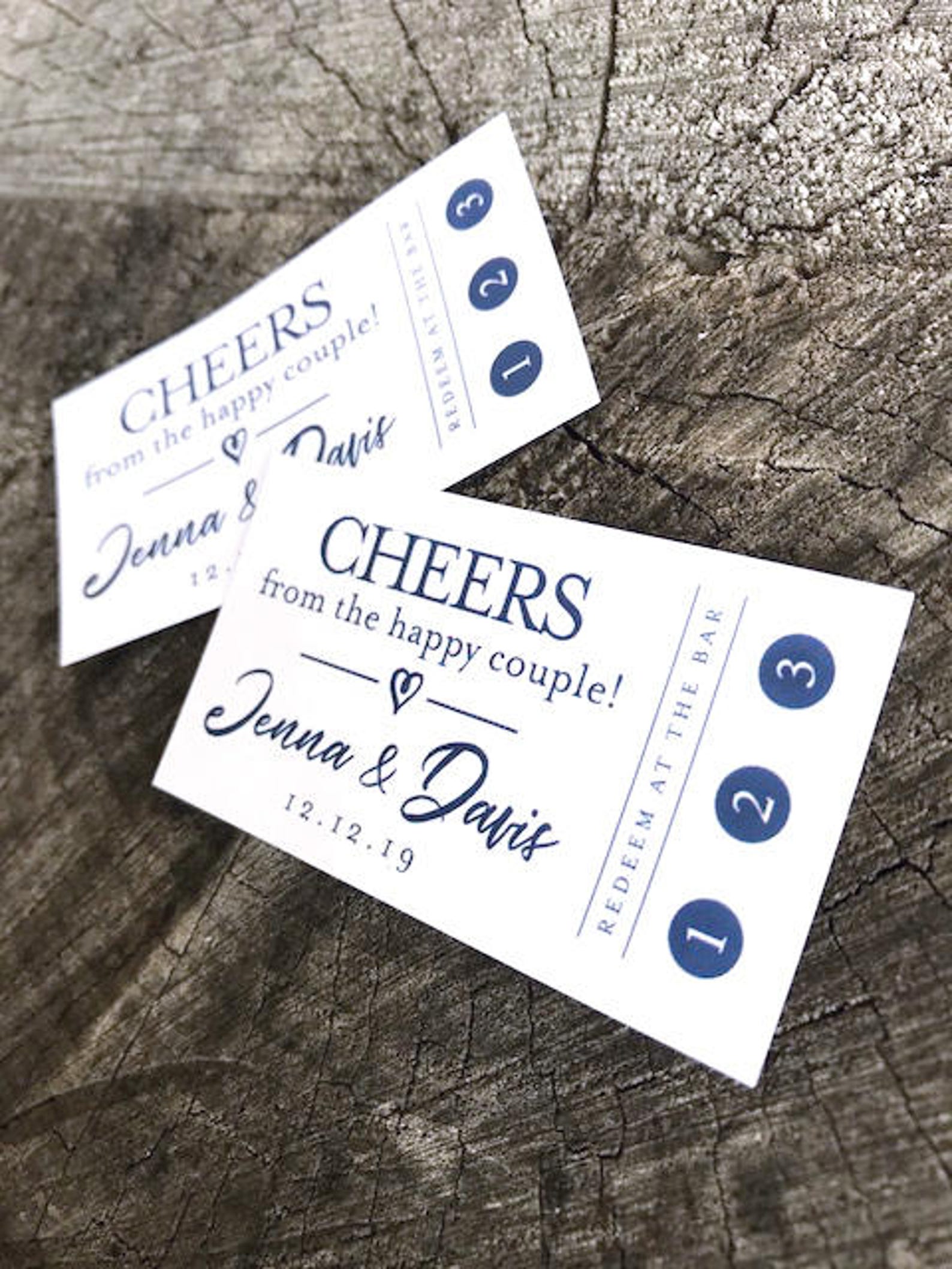 Wedding Drink Punch Tickets Redeem for a Drink Party Bar - Etsy