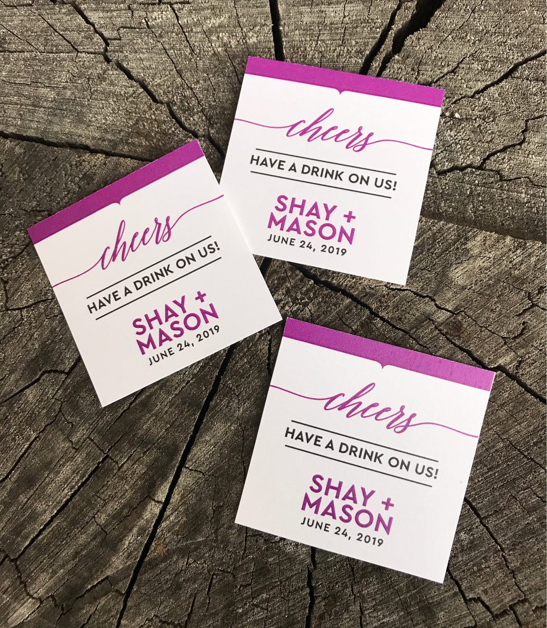 50 Wedding Drink Tickets - Redeem for a Drink Coupon - Party Bar ...