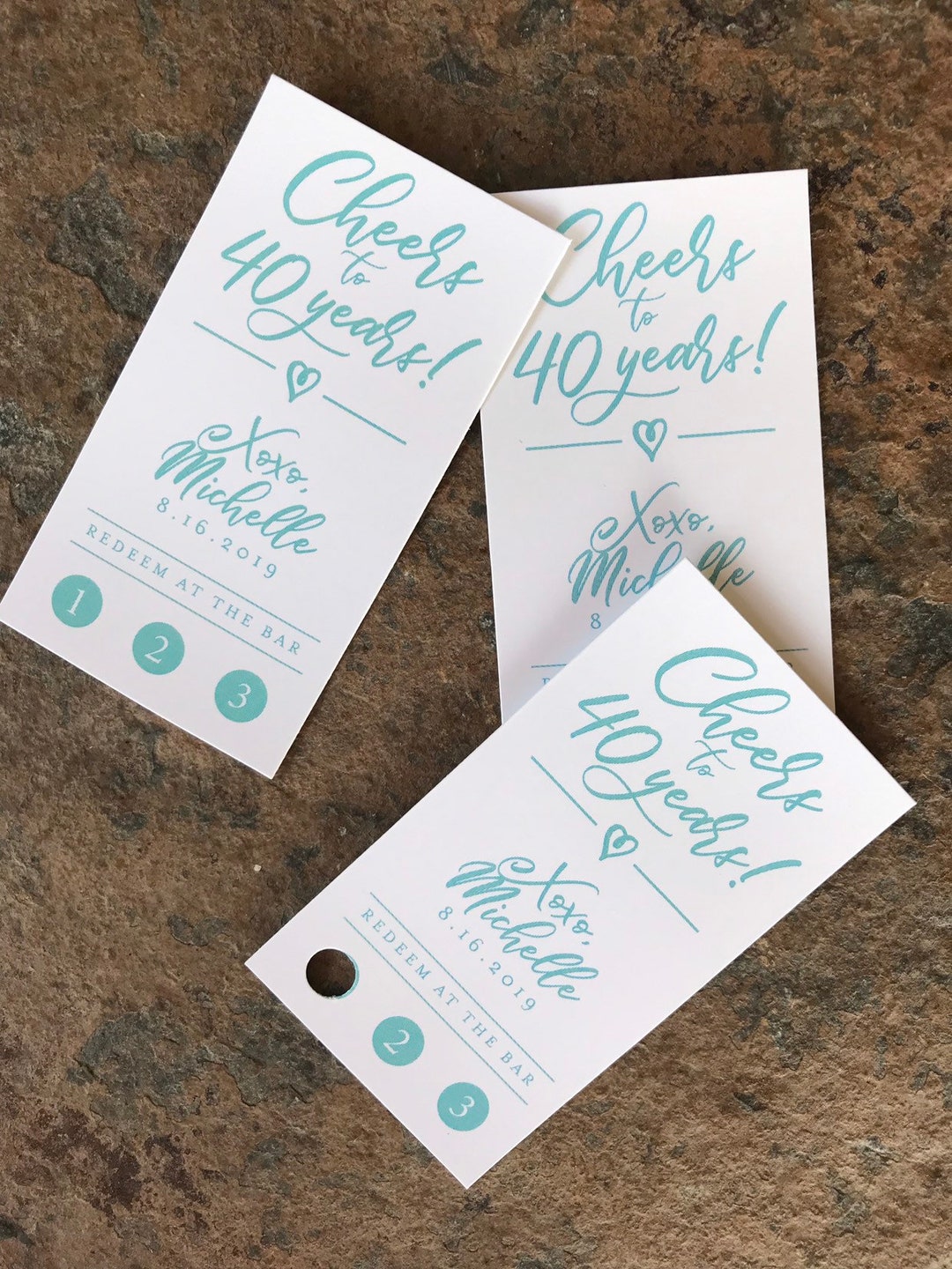 Drink Punch Tickets - Redeem for a Drink - Party Bar Tickets - Paper ...
