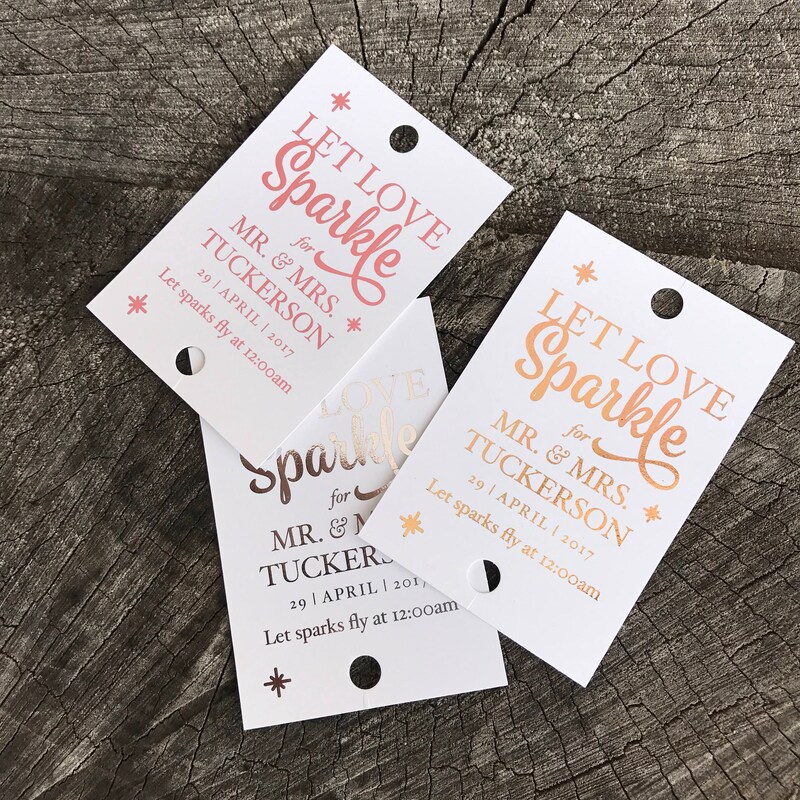 Sparkler Cards - Etsy