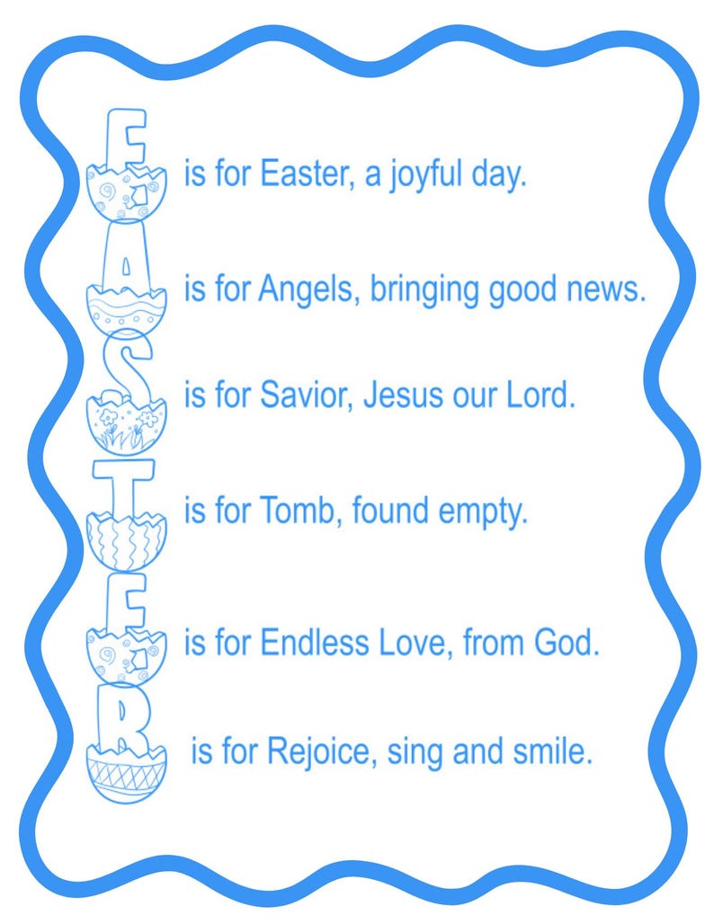 10 Easter Story Cards Speeches, Chants and Poetry: Resurrection Sunday ...
