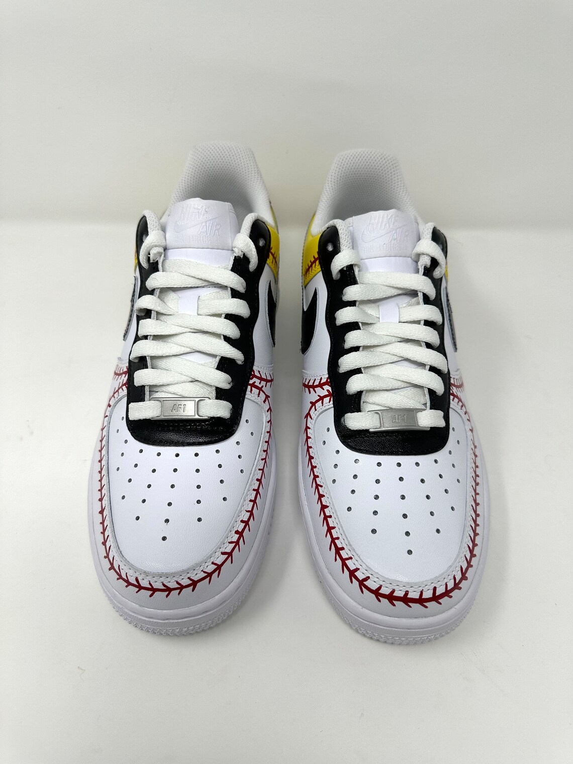 Custom Hand Painted Baseball Color Block Sneakers - Etsy